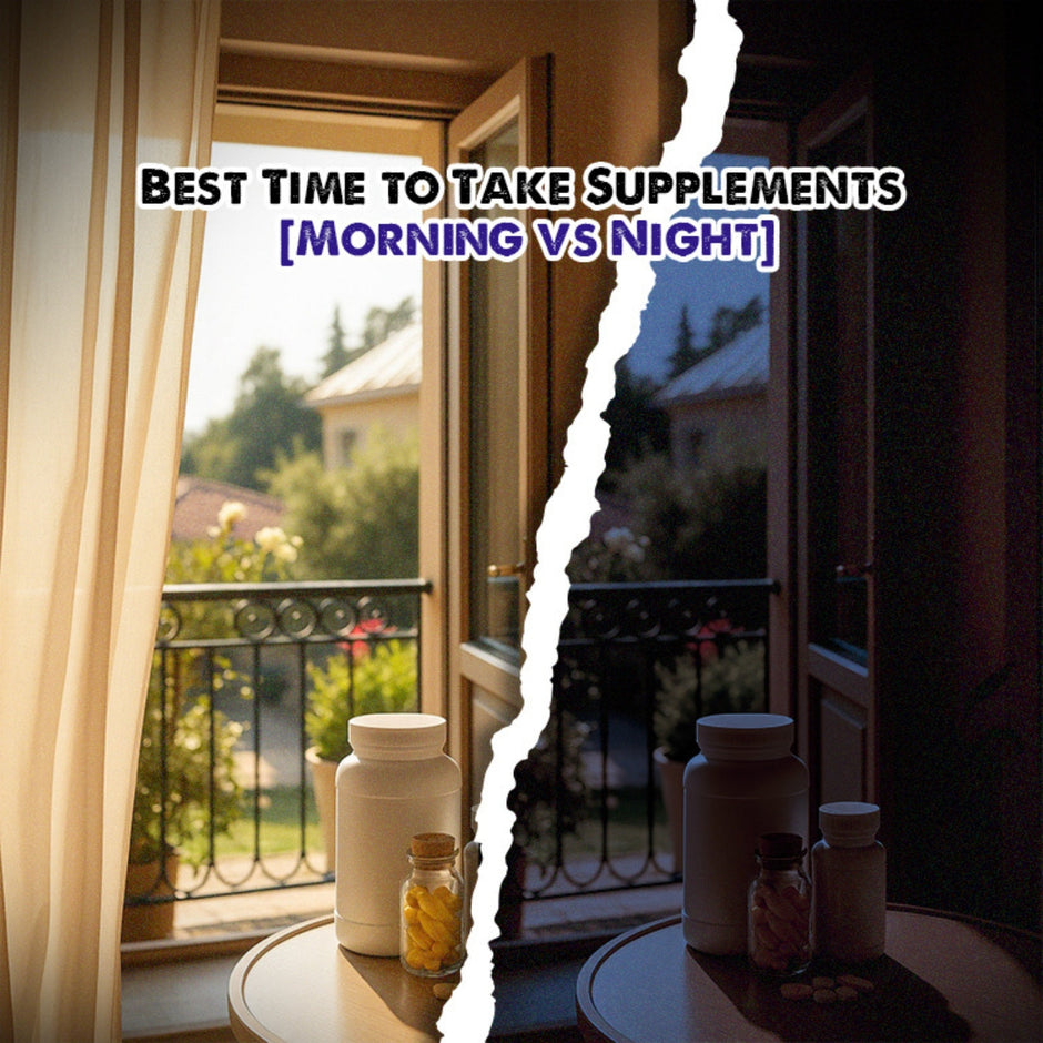 Best Time to Take Supplements – Morning vs Night Guide – Supplementwaala